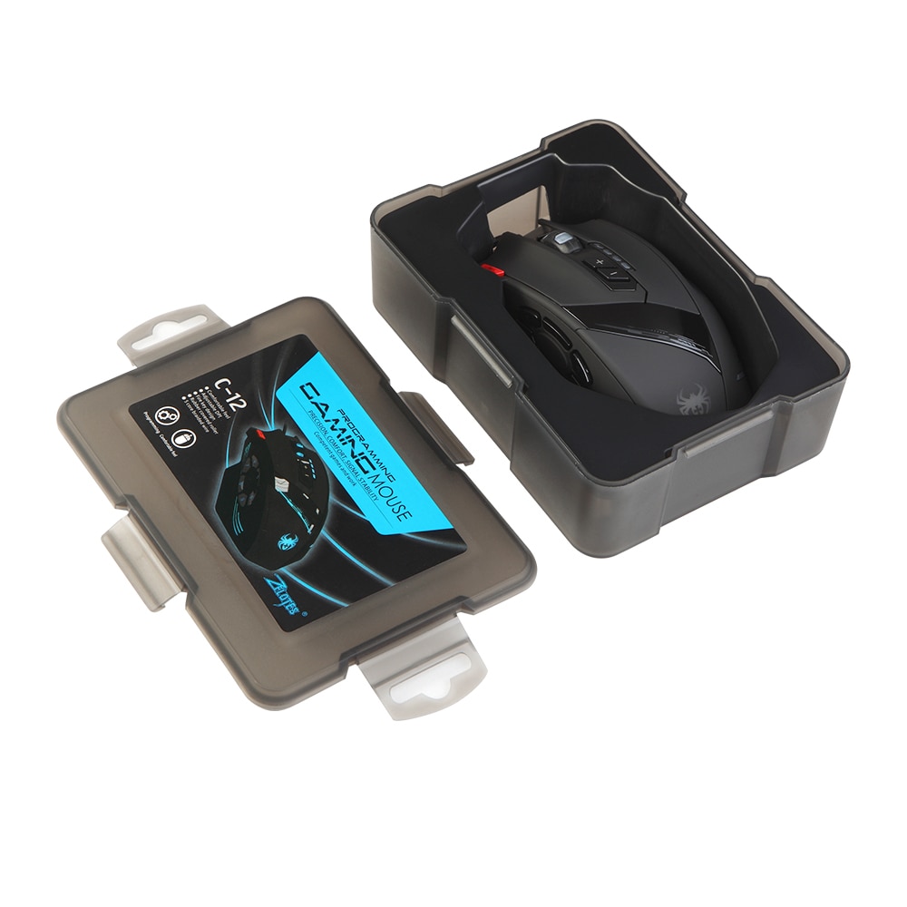 12-Buttons Programmable Wired Gaming Mouse | Hobbiestly